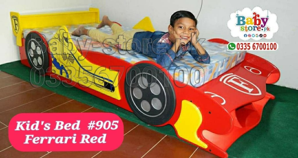 Ferrari Kids Bed – Red – Baby Store